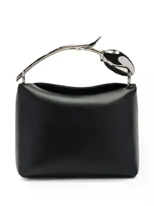 Erdem Mini Bloom Flower-handle Tote Bag - Black