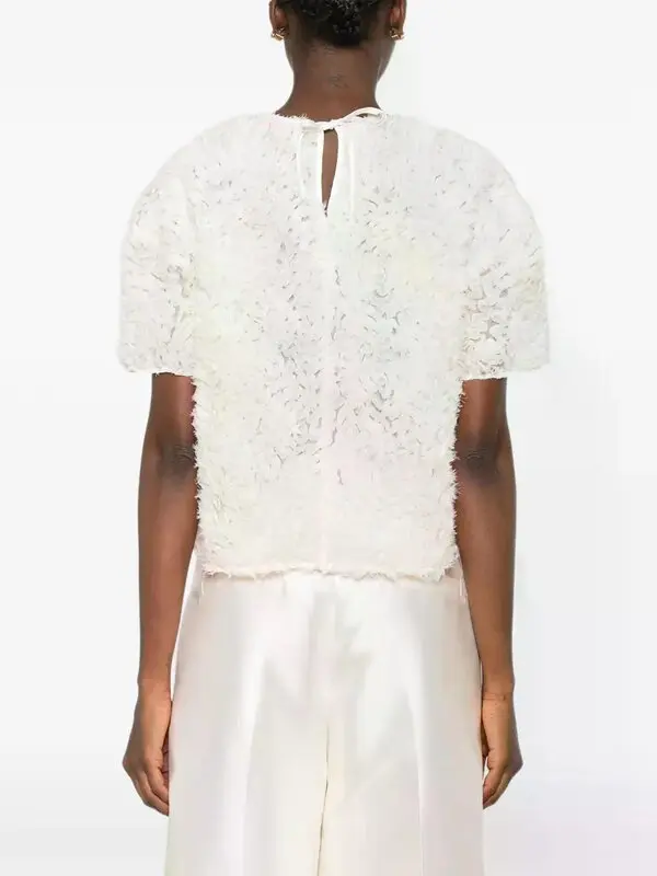 CARLA G. Muir Feather-effect Top