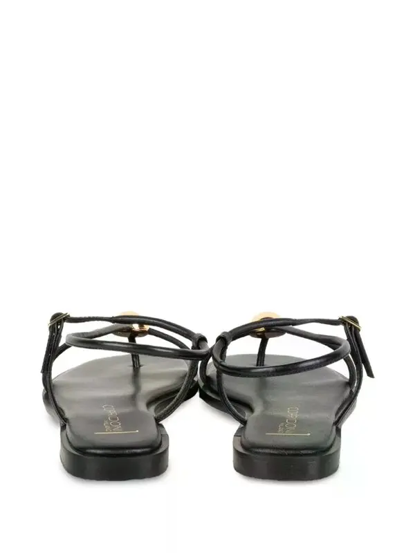 SPAZIO CORRIDONI 1 Orb-embellished Leather Sandals