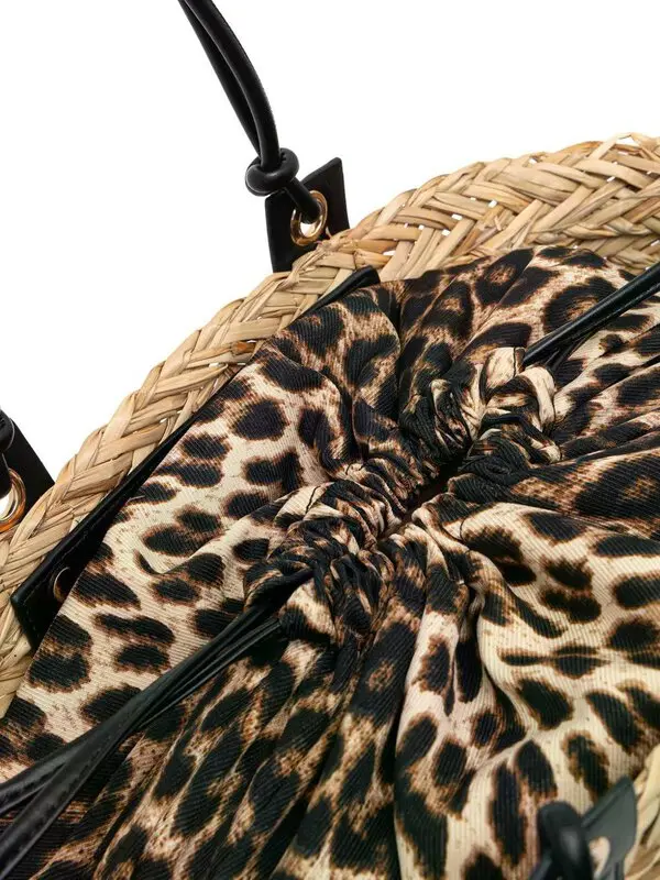 LOLA CASADEMUNT Logo Perforated Beach Bag
