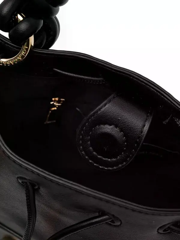 LOLA CASADEMUNT Logo Plaque Bucket Bag