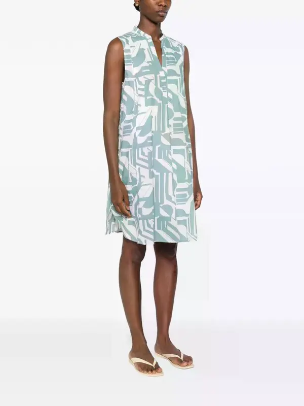 Marc O'polo Sleeveless Abstract Print Mini Dress