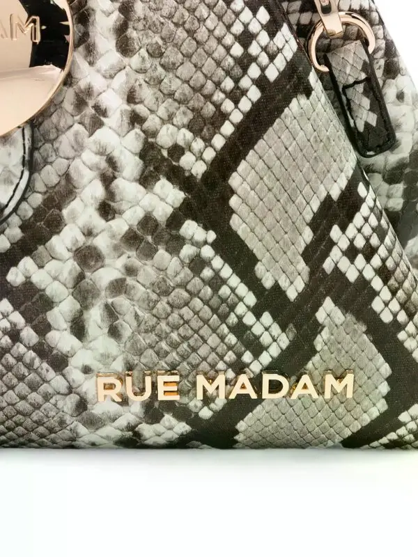 RUE MADAM PARIS Rue Madame Paris Snakeskin-effect Shoulder Bag
