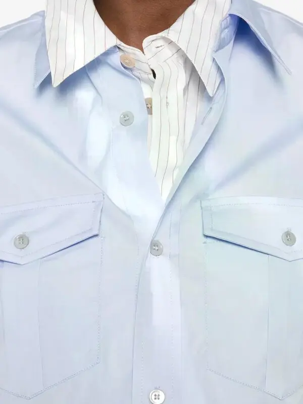 A.p.c. Short Sleeve Shirt With Chest Pockets