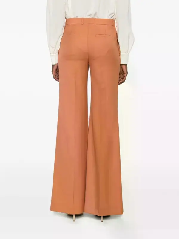 Chloé Pressed-crease Wide-leg Trousers