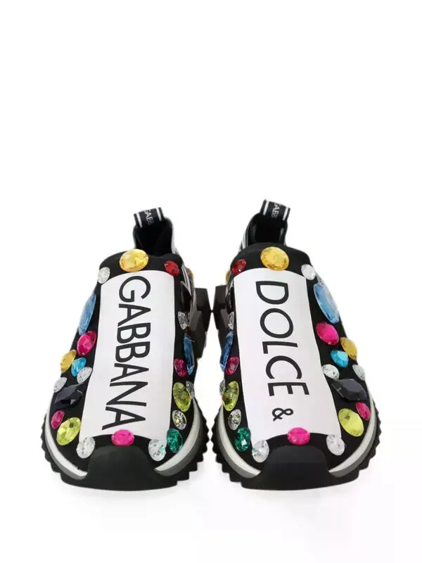 Dolce & Gabbana Portofino Crystal-embellished Sneakers