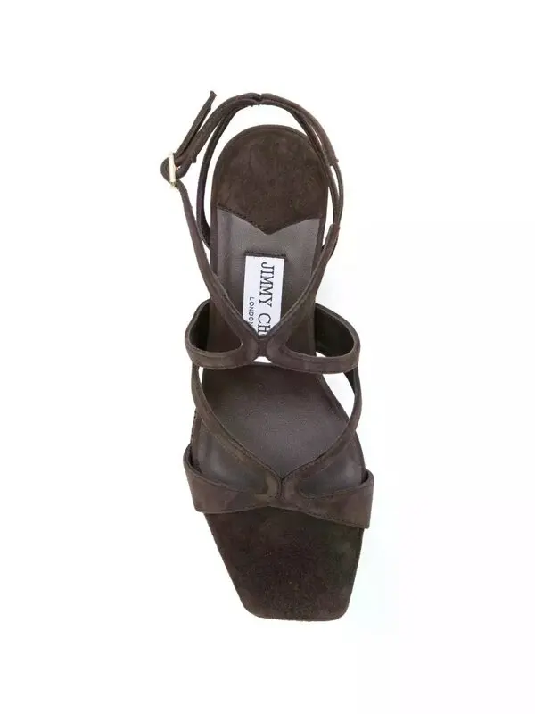 JIMMY CHOO Ayla Wedge-heel Sandals