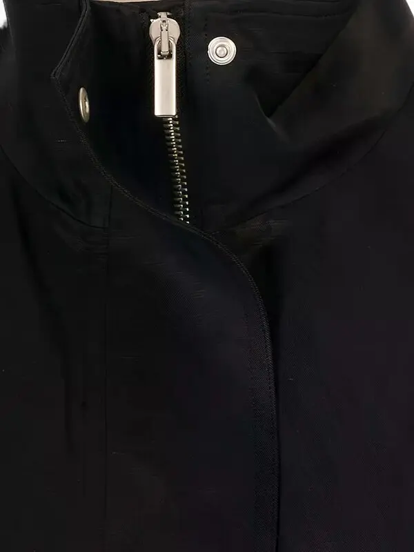 MEIMEIJ High Neck Elasticated Hem Bomber Jacket