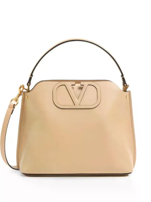 Valentino Garavani Leather Hand Bag - Neutrals