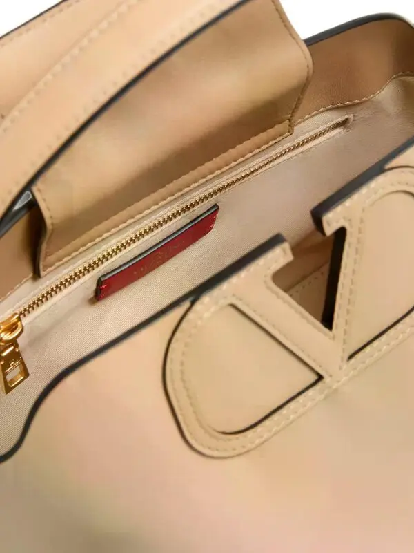 Valentino Garavani Leather Hand Bag - Neutrals