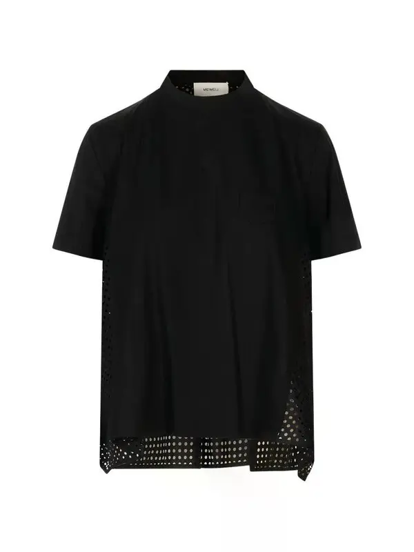 MEIMEIJ Perforated Panel T-shirt