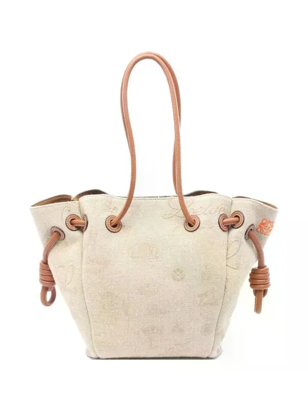 Loewe Flamenco Knot Tote Bag - Neutrals