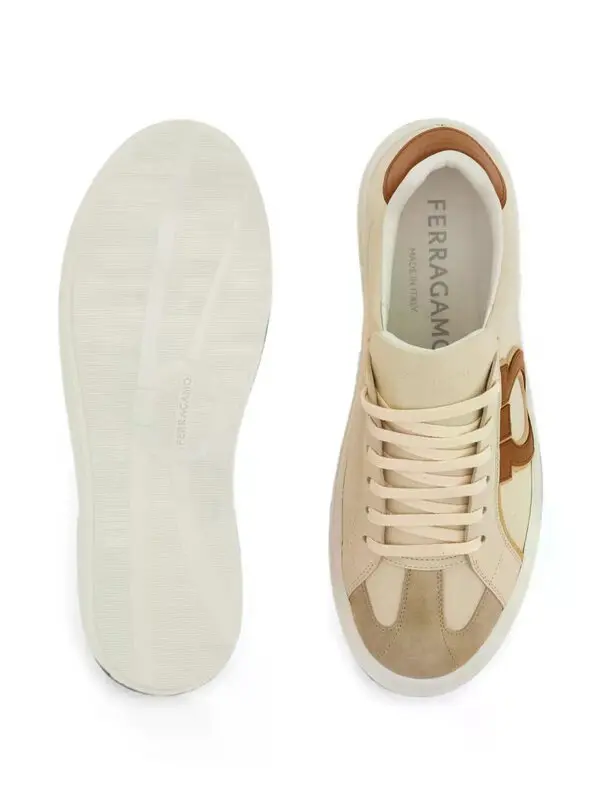 FERRAGAMO Gancini Sneakers - Neutrals