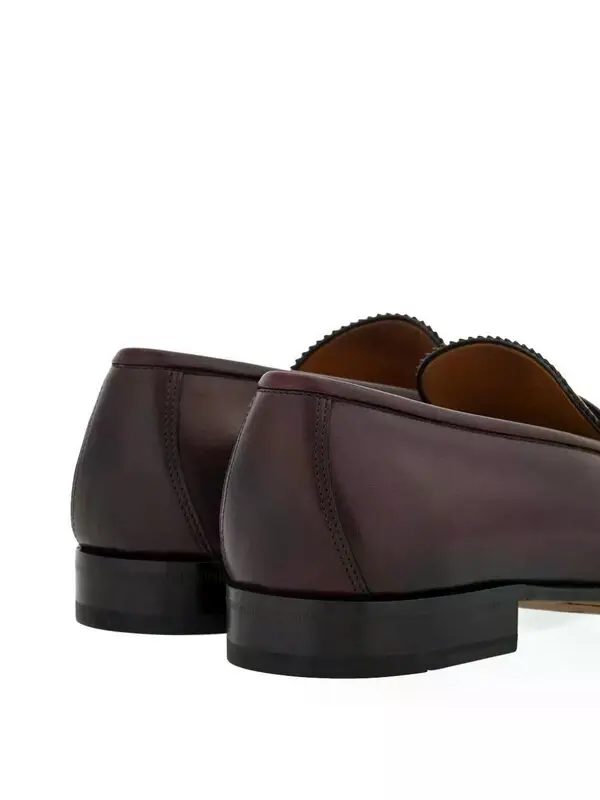 FERRAGAMO Calfskin Leather Penny Loafer