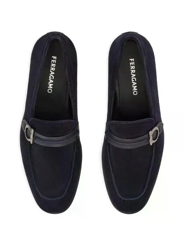 FERRAGAMO Gancini Mocasin - Blue