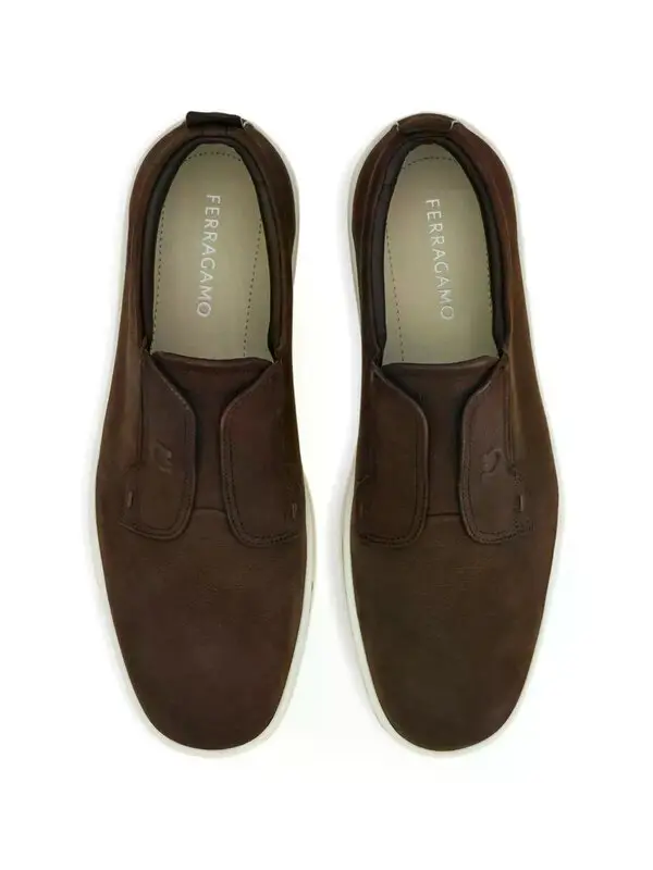 FERRAGAMO Gancini Detail Slip-on Sneakers