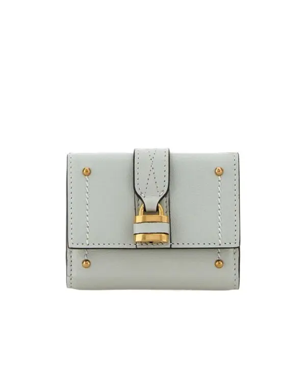 Chloé Mini Trifold Wallet - Gray