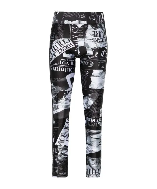 Versace Allover Graphic Print Leggings