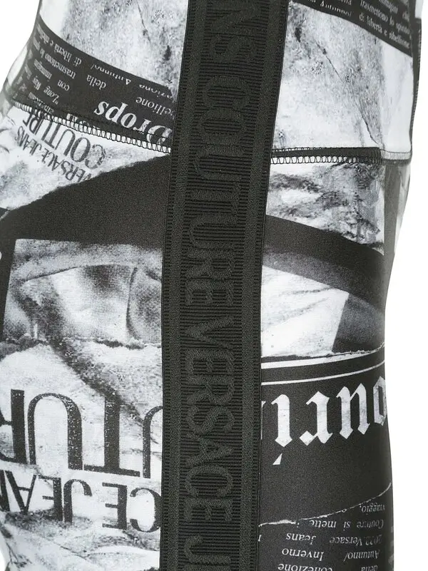 Versace Allover Graphic Print Leggings