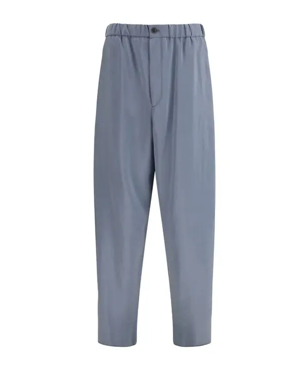 Giorgio Armani Elasticated Wide-leg Trousers