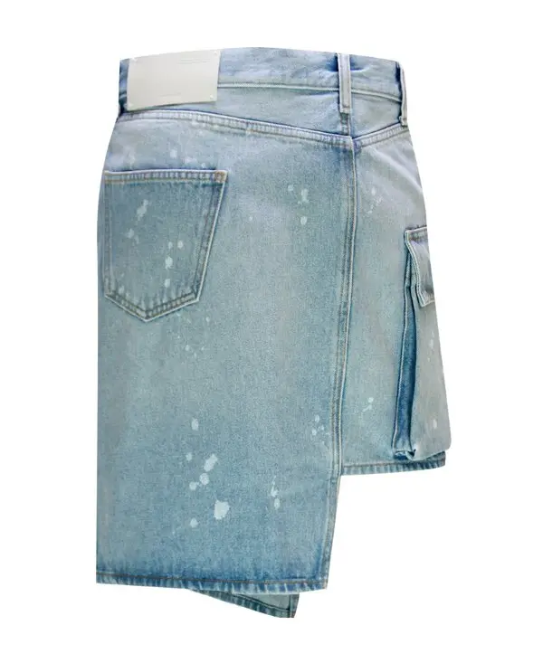 Off-White Painted Pocket Skirt