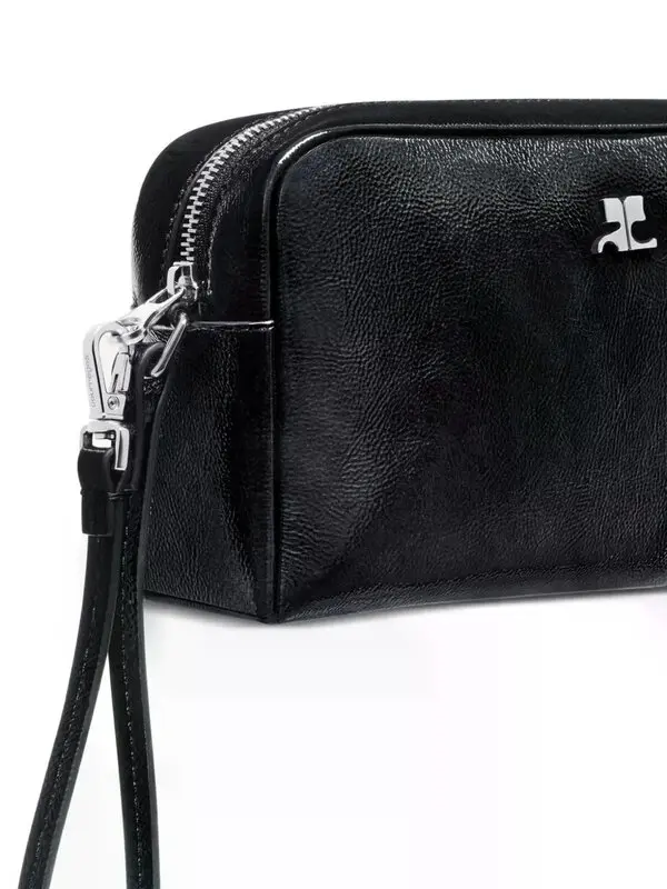 COURREGES Naplack Logo Plaque Mini Bag