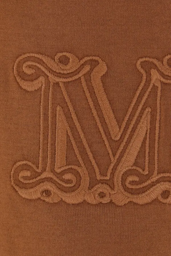 Max Mara Logo Embroidered Crewneck T-shirt - No