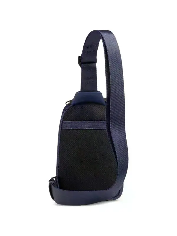 PIQUADRO Messenger Bag With Leather Trim
