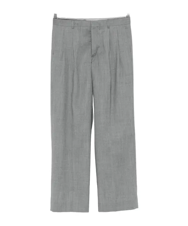 SUNFLOWER Pleated Tailored Trousers - Grey