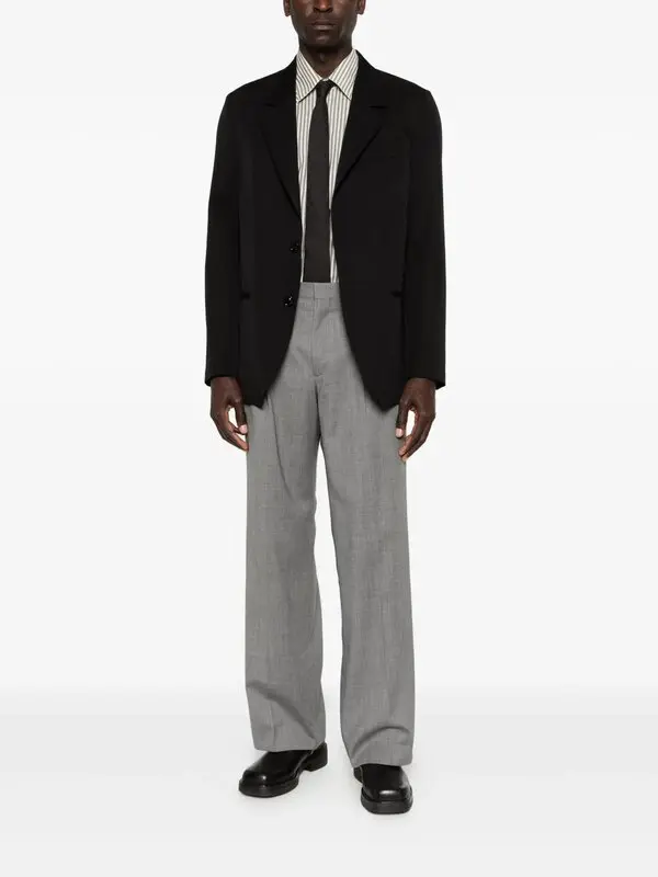 SUNFLOWER Pleated Tailored Trousers - Grey