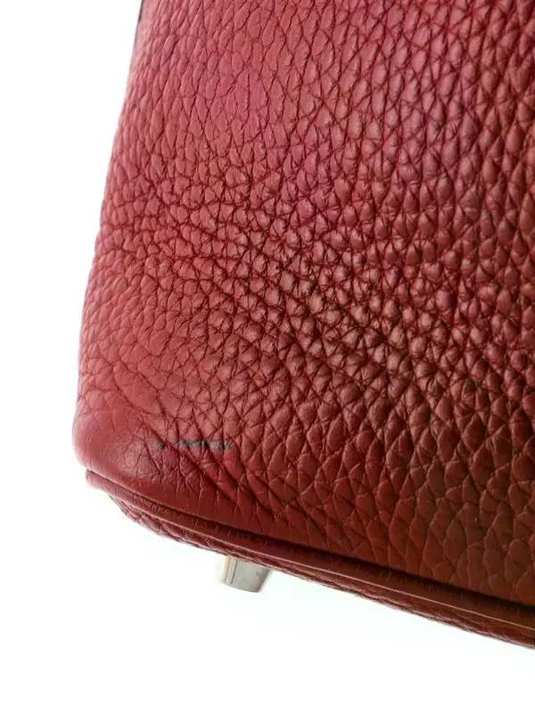 Hermès Picotin Lock Bag Clemence Mm Bucket Bag - Red