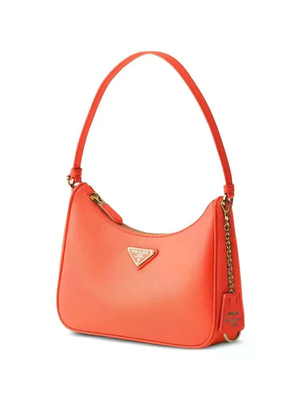Prada Re-edition 2005 Saffiano Leather Mini Bag - Orange