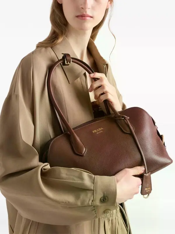 Prada Medium Leather Tote Bag