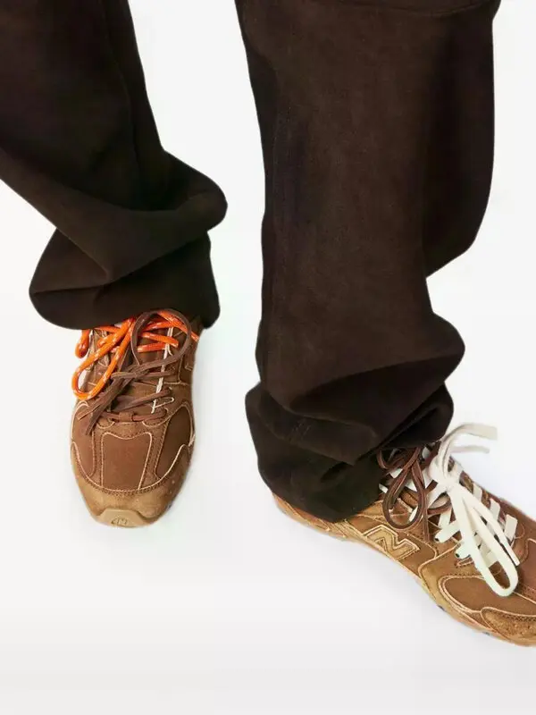 Miu Miu X New Balance 530 Suede Sneakers - Brown