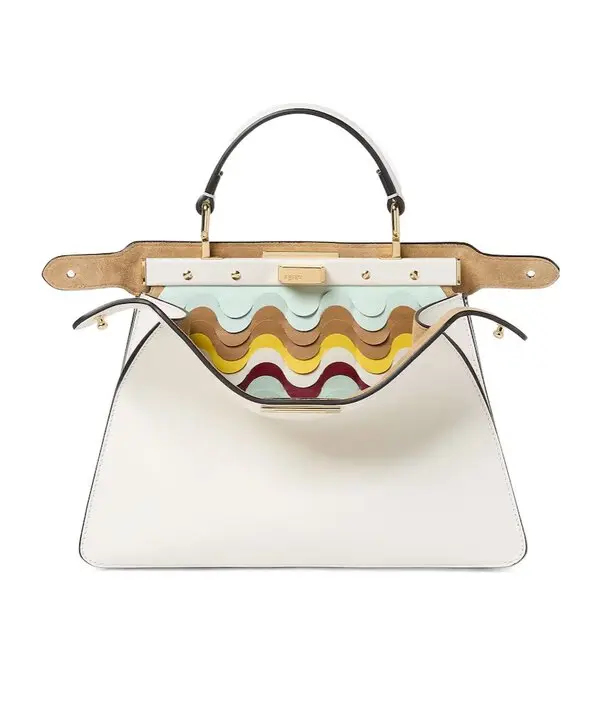 Fendi Peekaboo Iseeu Small Bag - Ice White
