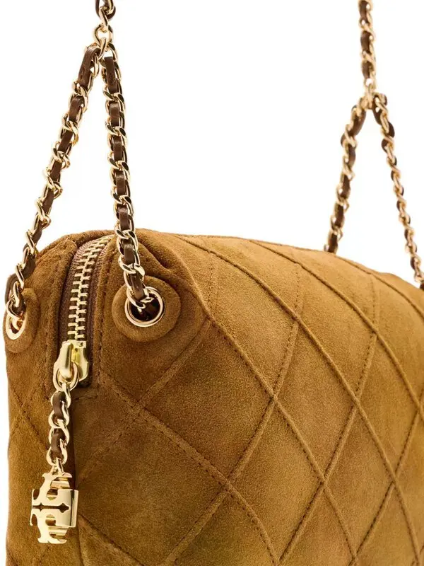 Tory Burch Fleming Suede Cross Body Bag