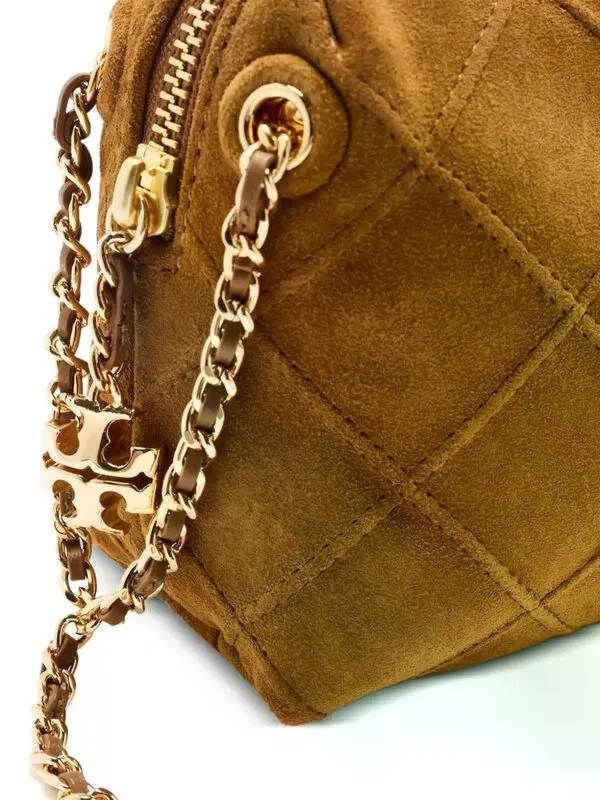 Tory Burch Fleming Suede Cross Body Bag