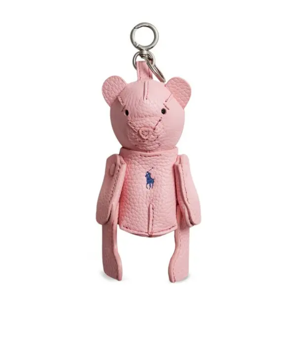 Polo Ralph Lauren Teddy Bear Keyring - Candy Pink