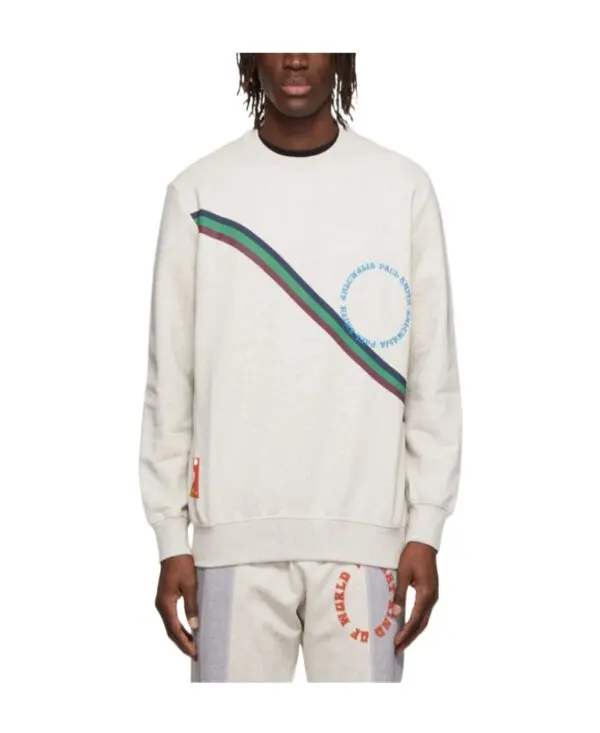 Paul Smith Crewneck Sweater With Embroidered And Printed Logo