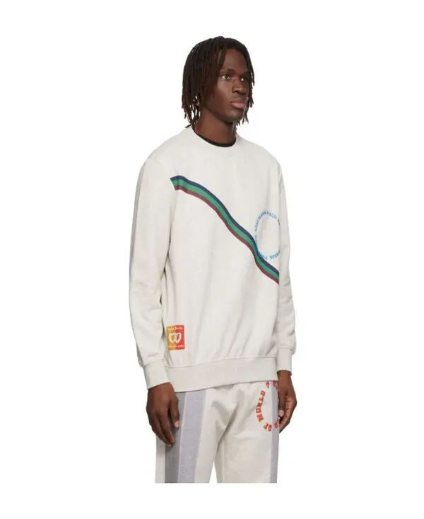 Paul Smith Crewneck Sweater With Embroidered And Printed Logo
