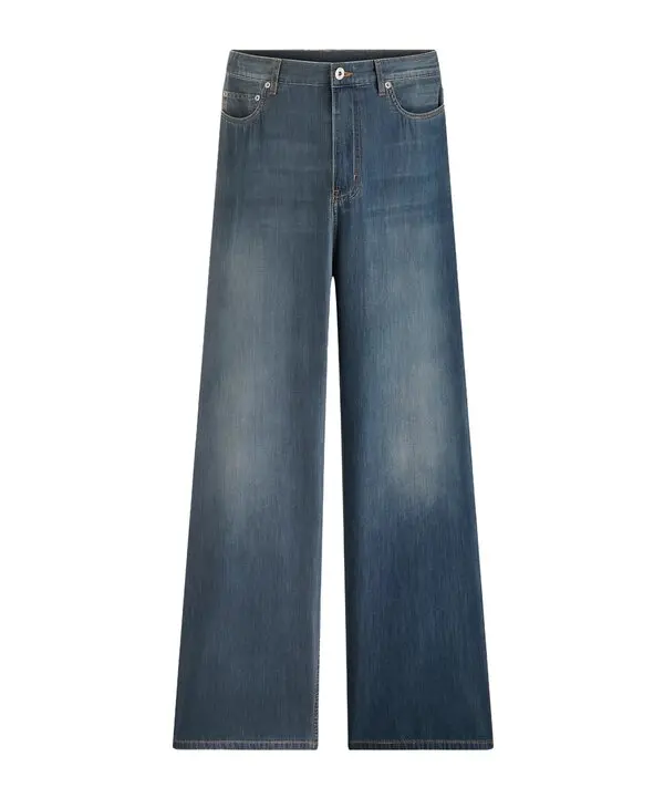 Dior High-rise Wide-leg Jeans