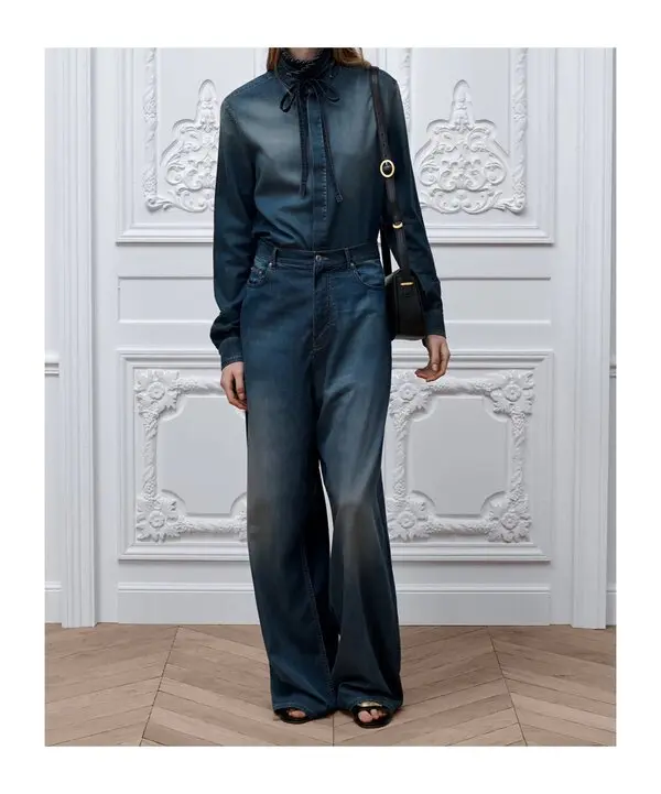Dior High-rise Wide-leg Jeans