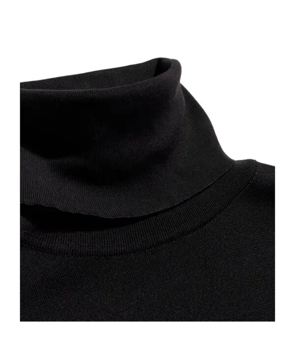 Gucci Extra Fine Knit Silk Turtleneck Long Sleeve Top