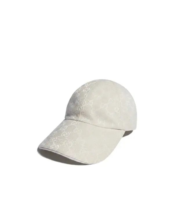 Gucci Gg Cotton Canvas Baseball Hat - Ivory