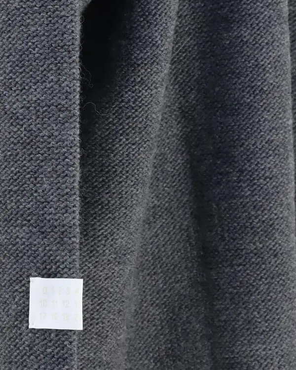 MAISON MARGIELA V-neck Jumper With Logo Patch