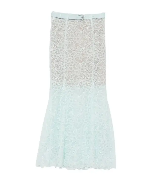 SELF-PORTRAIT Lace Midi Skirt