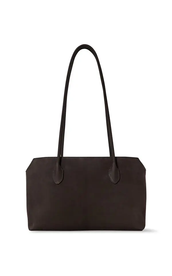 THE ROW Terrasse Nubuck Shoulder Bag - Brown
