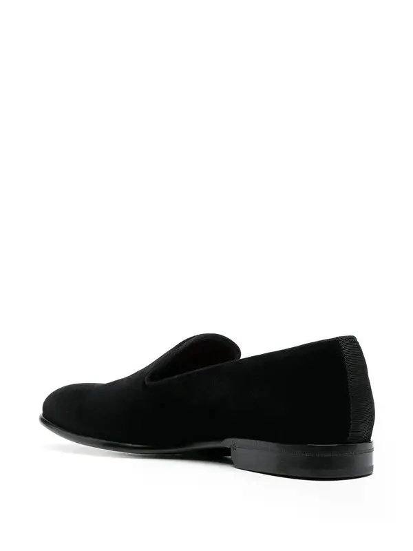 Dolce & Gabbana Piped Velvet Loafers