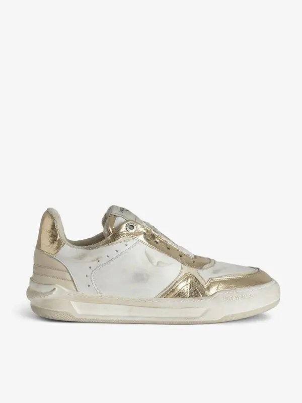 Zadig&Voltaire Low-top Sneakers With Metallic Accents