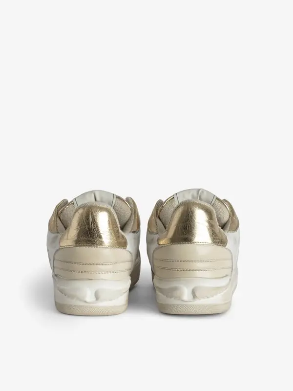Zadig&Voltaire Low-top Sneakers With Metallic Accents